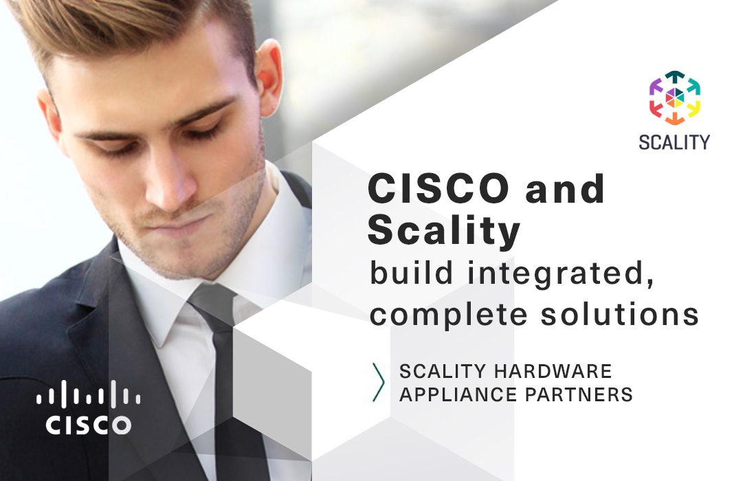 Cisco application experience by integrating storage I Scality