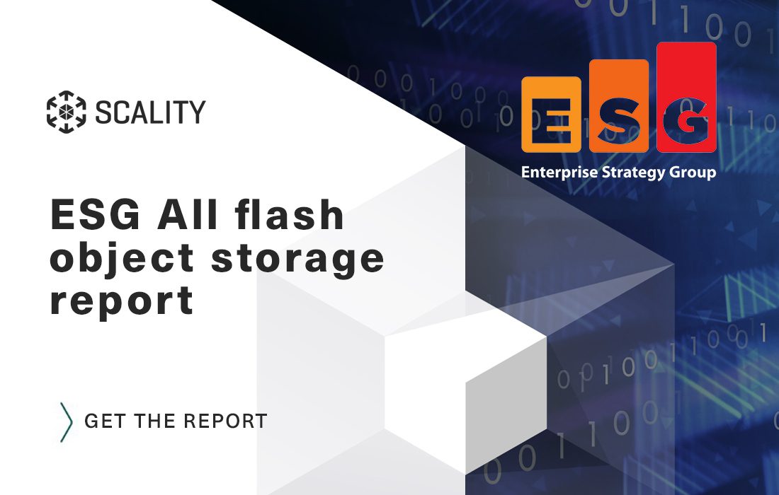 ESG Report with all-flash object storage I Scality