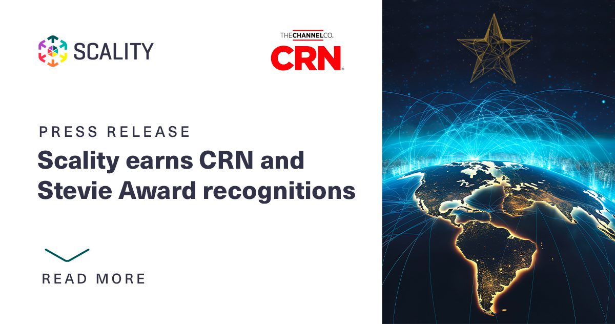 CRN & Stevie Awards: Recognitions in Tech Industry | Scality