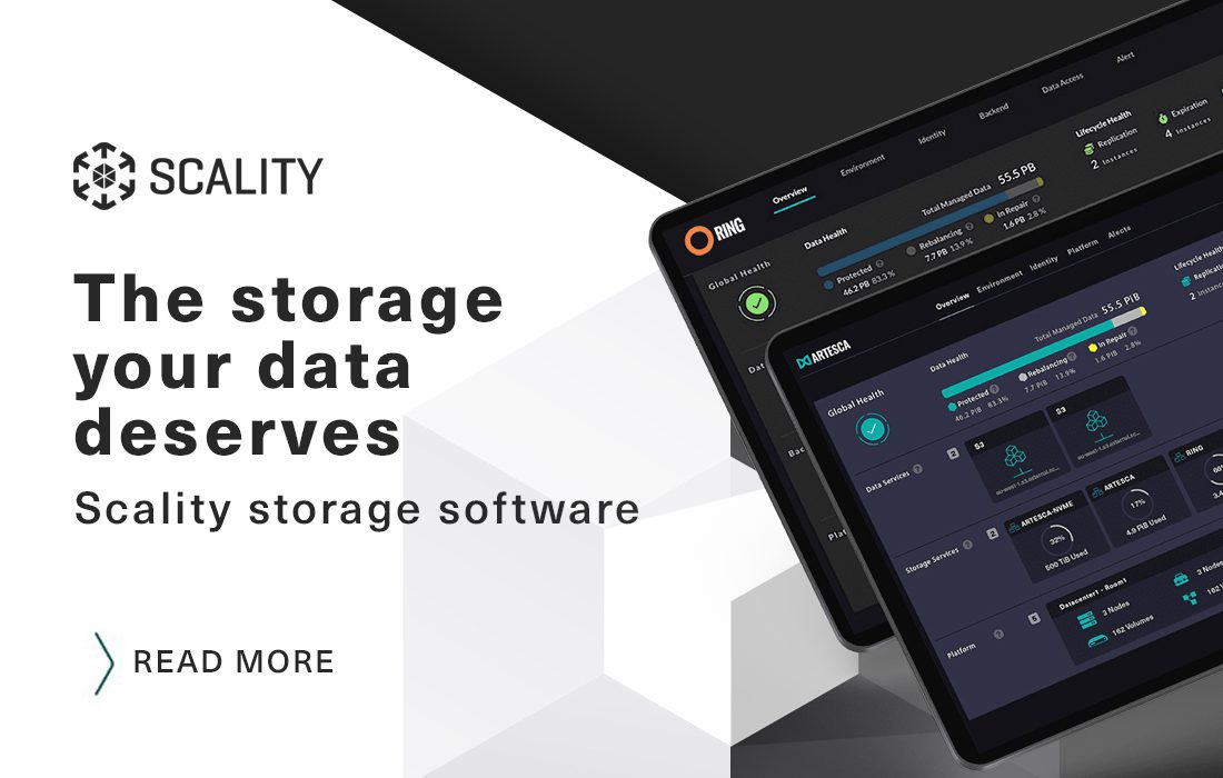 Scality RING and ARTESCA Data Management Software