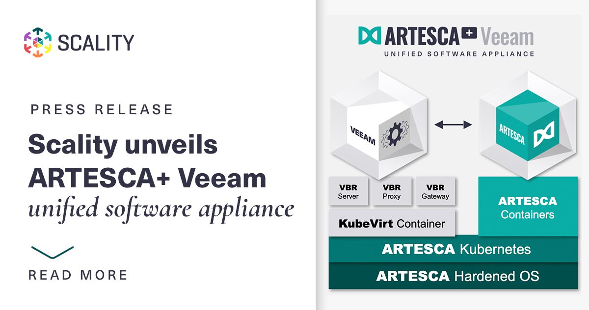 Scality ARTESCA+ Veeam: Unified Backup & Replication Appliance