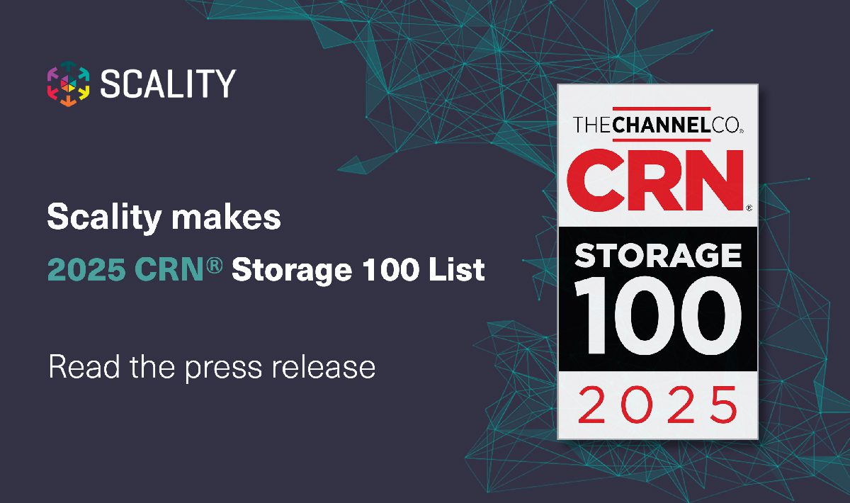 CRN Storage 100: Scality Recognized Among 2025 Top Vendors