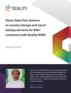 Oman Data Park | Scality