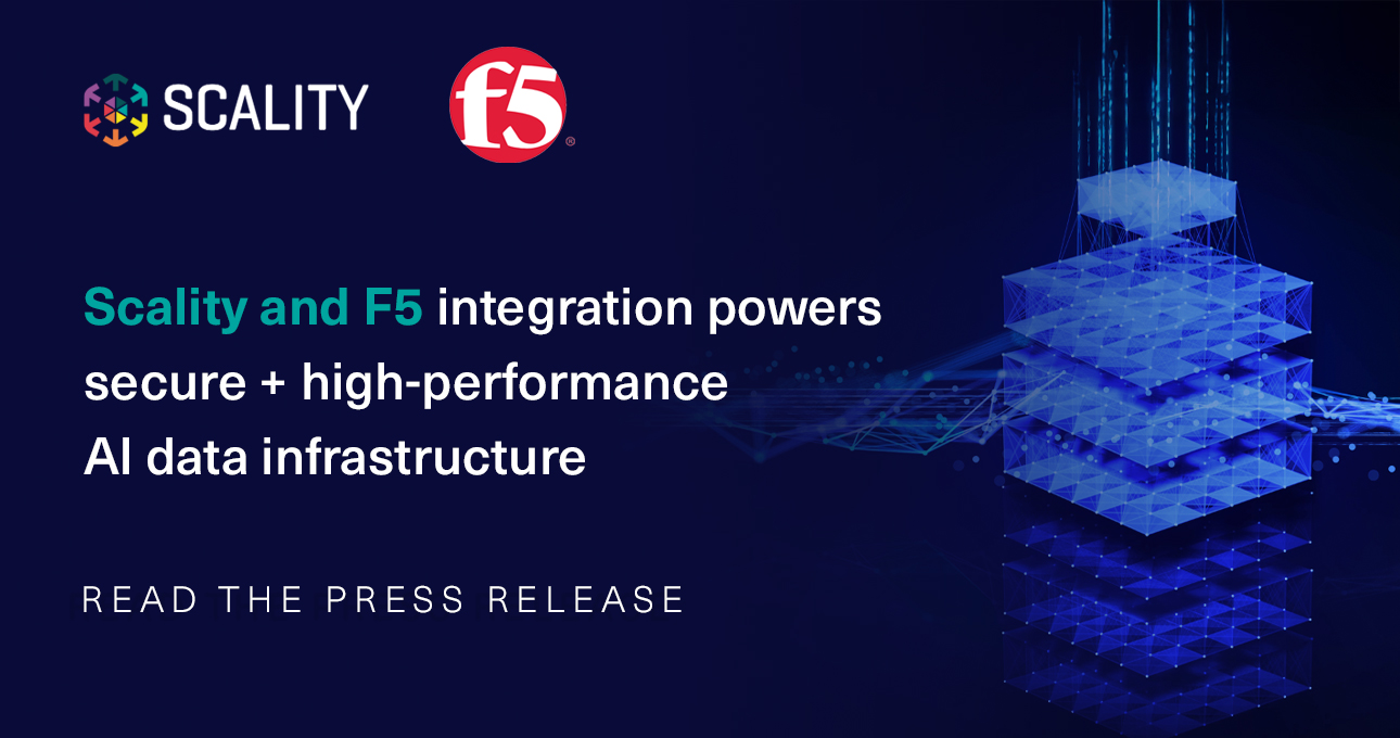 F5 and Scality expand partnership to support AI workloads